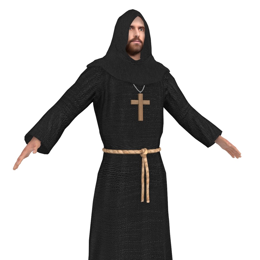 Priest Male Man 3D - TurboSquid 1279141