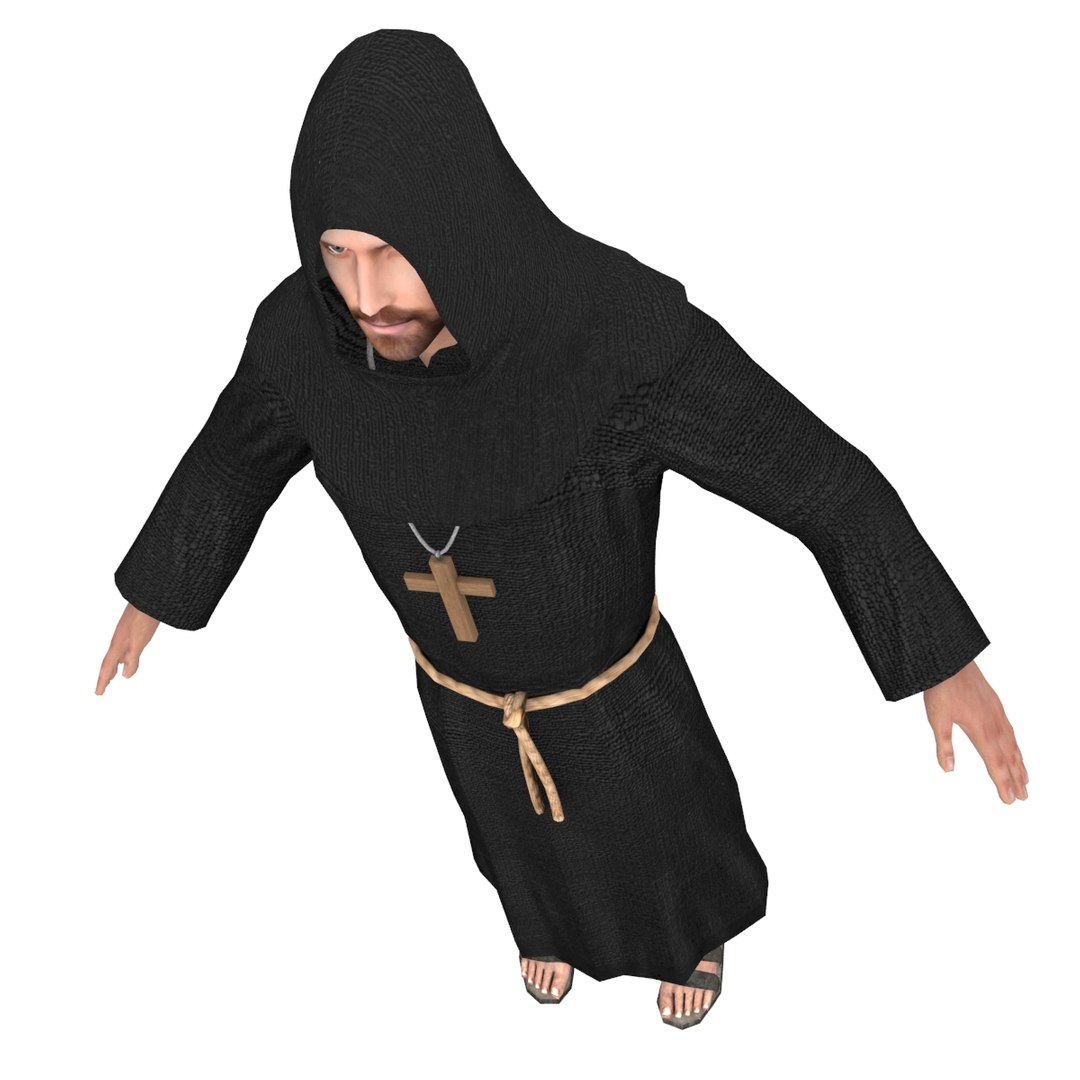 Priest Male Man 3D - TurboSquid 1279141