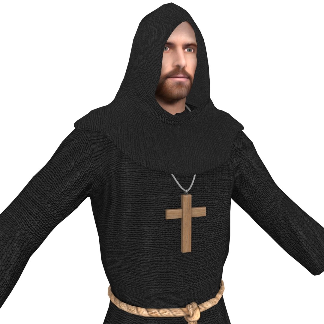 Priest Male Man 3D - TurboSquid 1279141