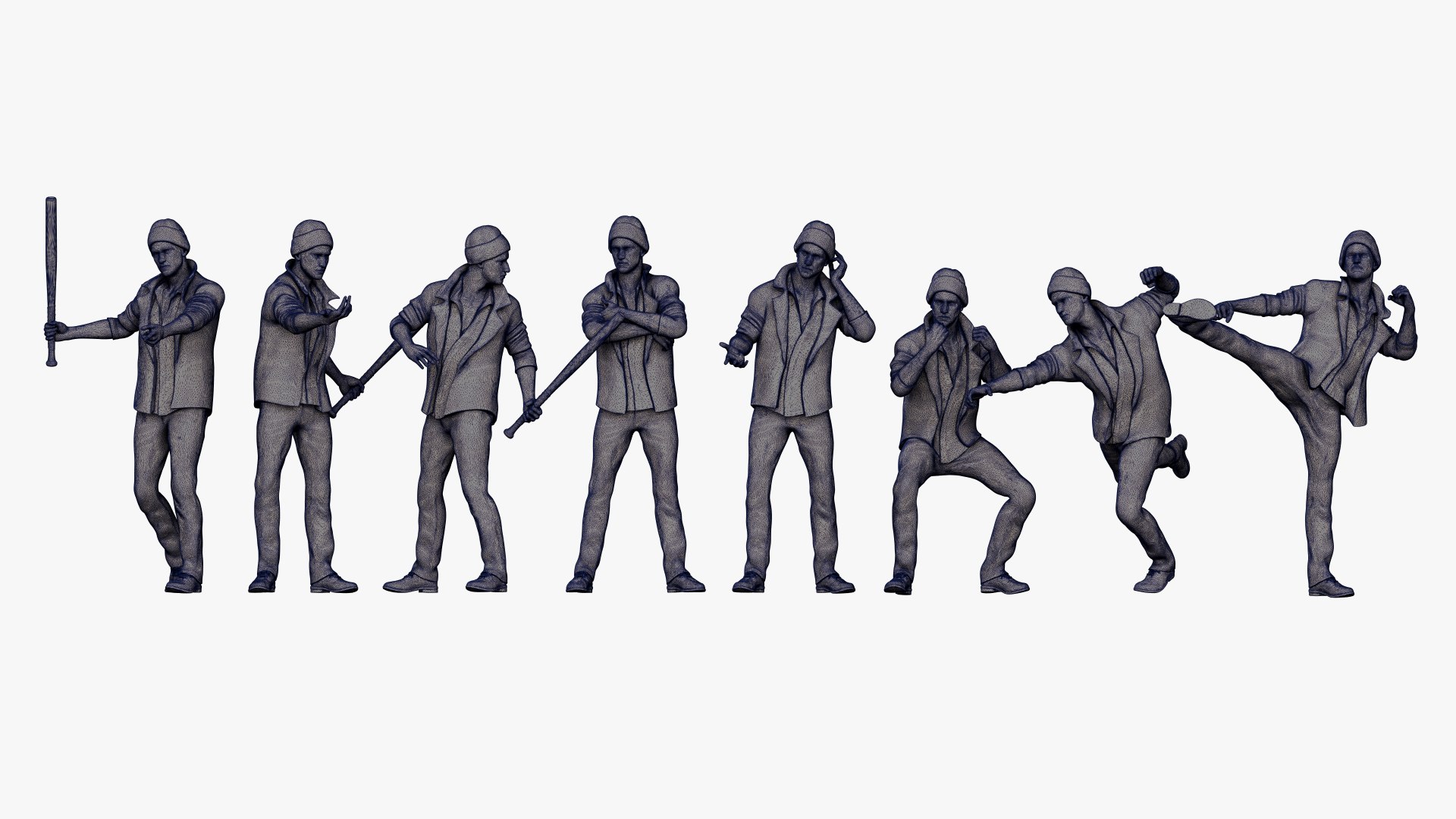 Free 3D Criminal Man-mb Model - TurboSquid 2403645