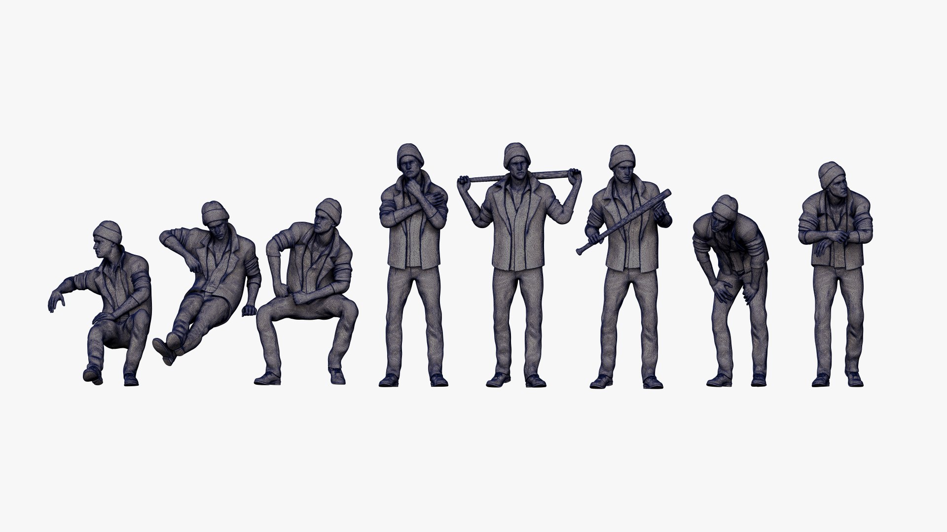 Free 3D Criminal Man-mb Model - TurboSquid 2403645