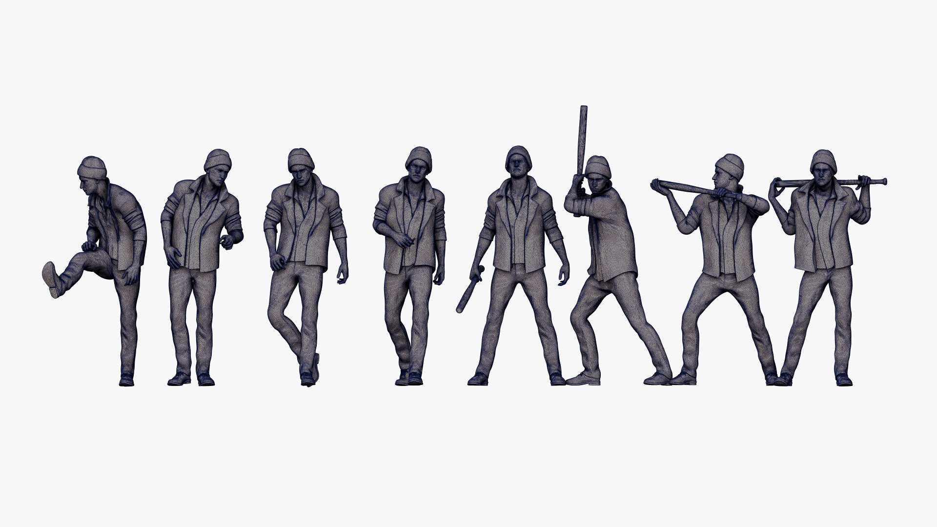 Free 3D Criminal Man-mb Model - TurboSquid 2403645