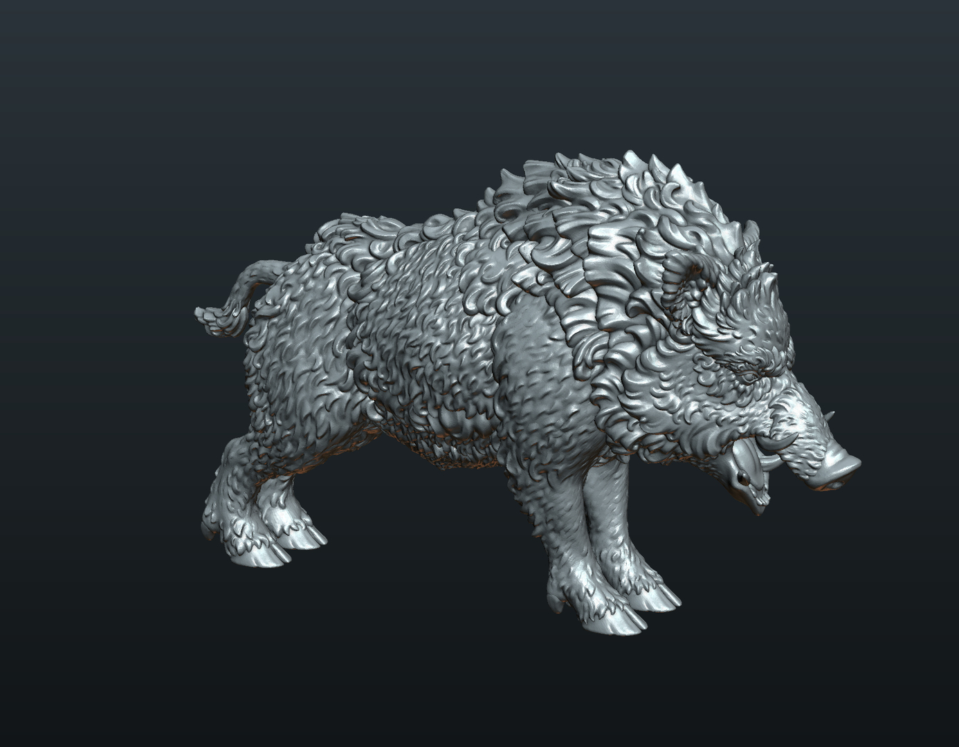 Boar Static 3D Model - TurboSquid 1397870