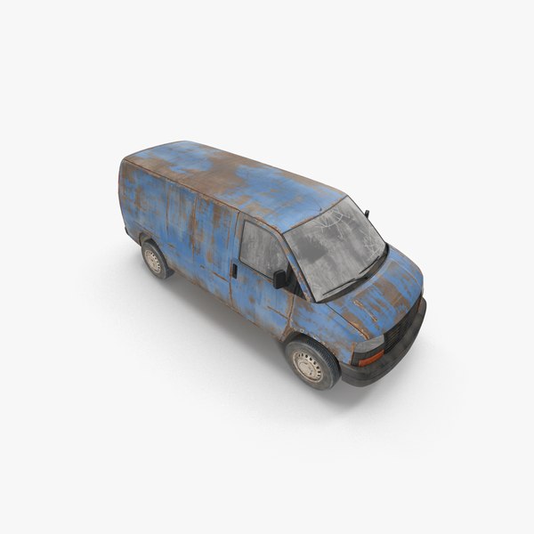 Rusty Van 03 3D-Modell - TurboSquid 1386110