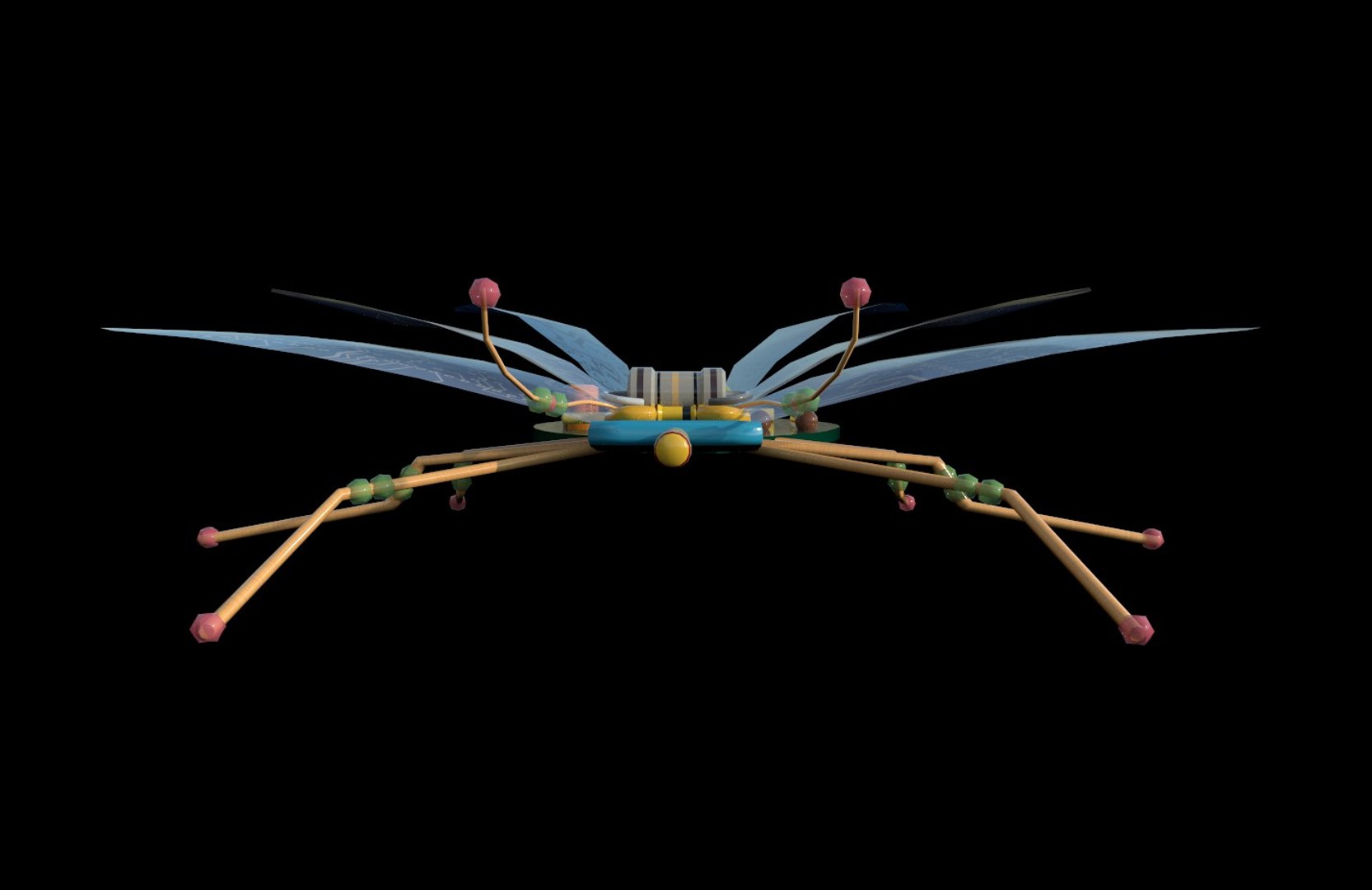 3D Robotic Spy Bug Model - TurboSquid 1487474