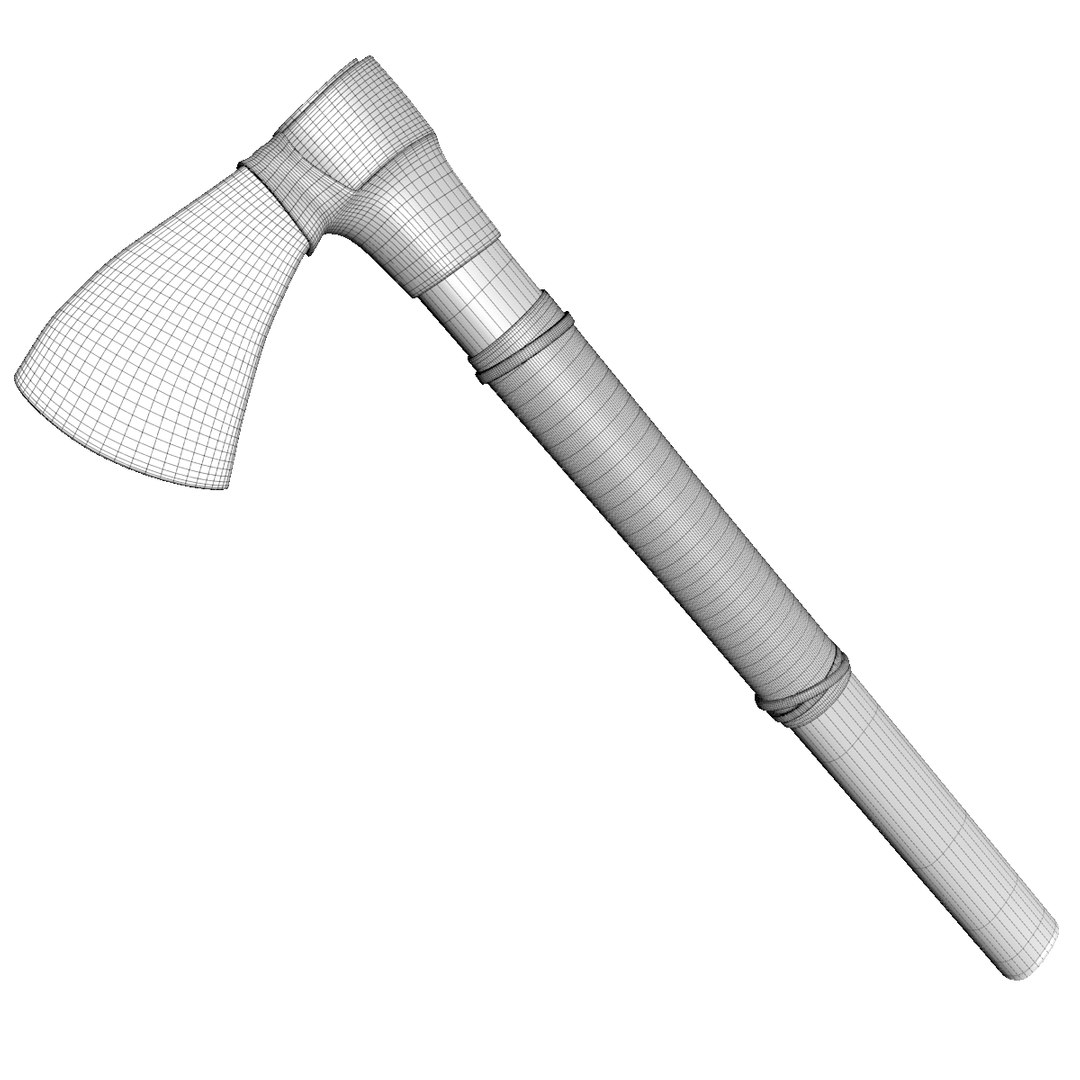 3d Tomahawk Weapon Indians