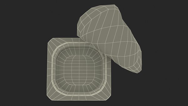 3D model Open Yogurt Cup Mockup - TurboSquid 2000830