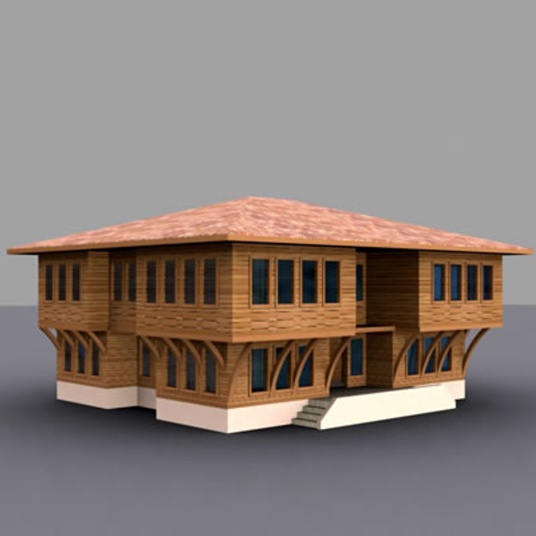 Traditional Houses Pack Building 3d Model