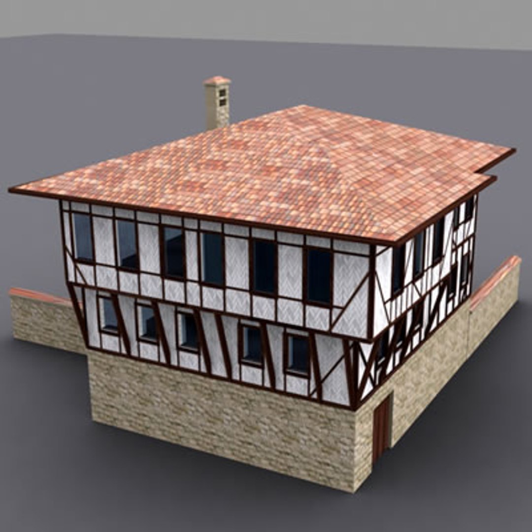 Traditional Houses Pack Building 3d Model