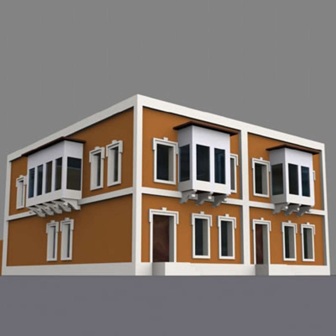 Traditional Houses Pack Building 3d Model
