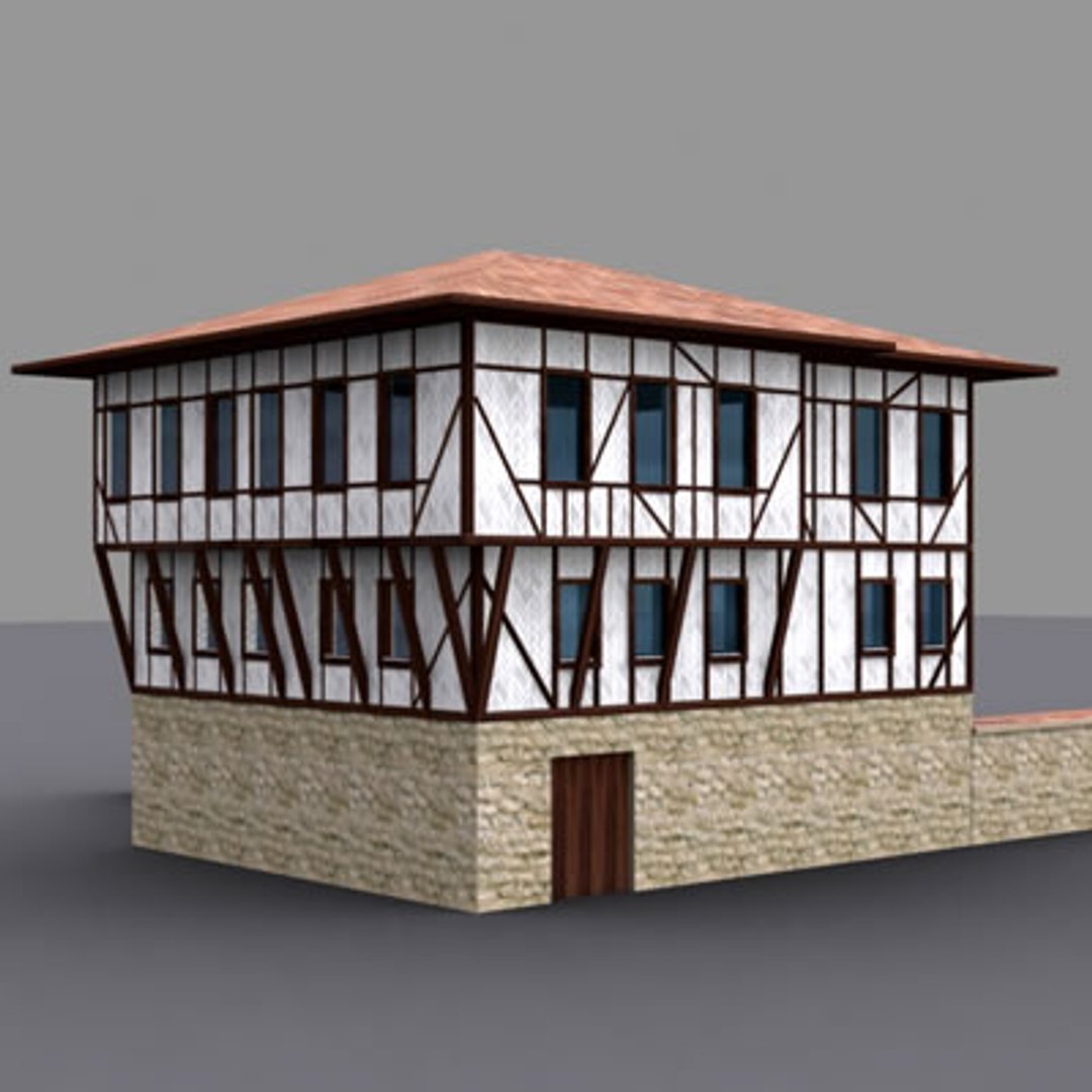 Traditional Houses Pack Building 3d Model