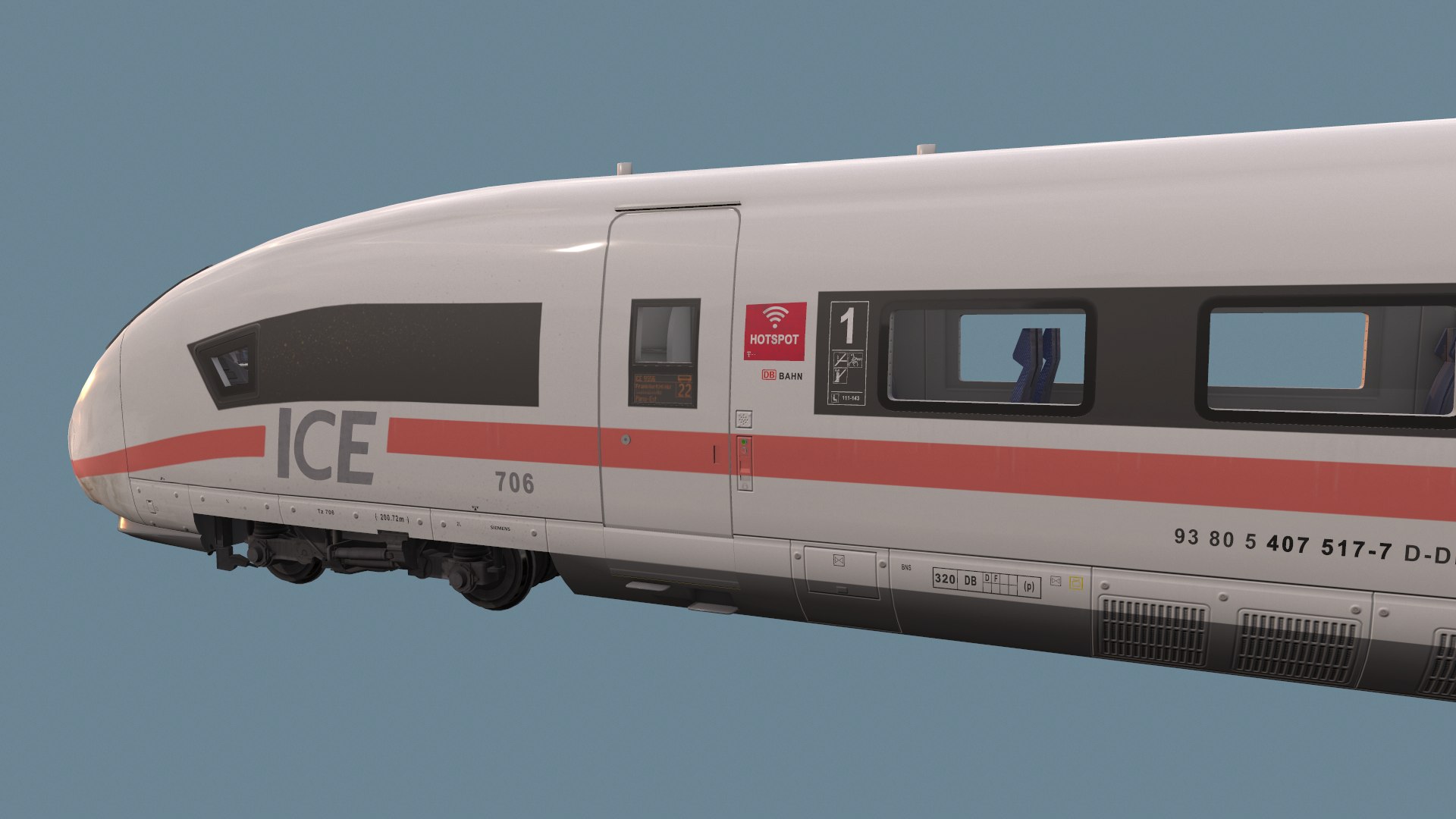 Real-time Velaro Ice 3 3D Model - TurboSquid 1517511