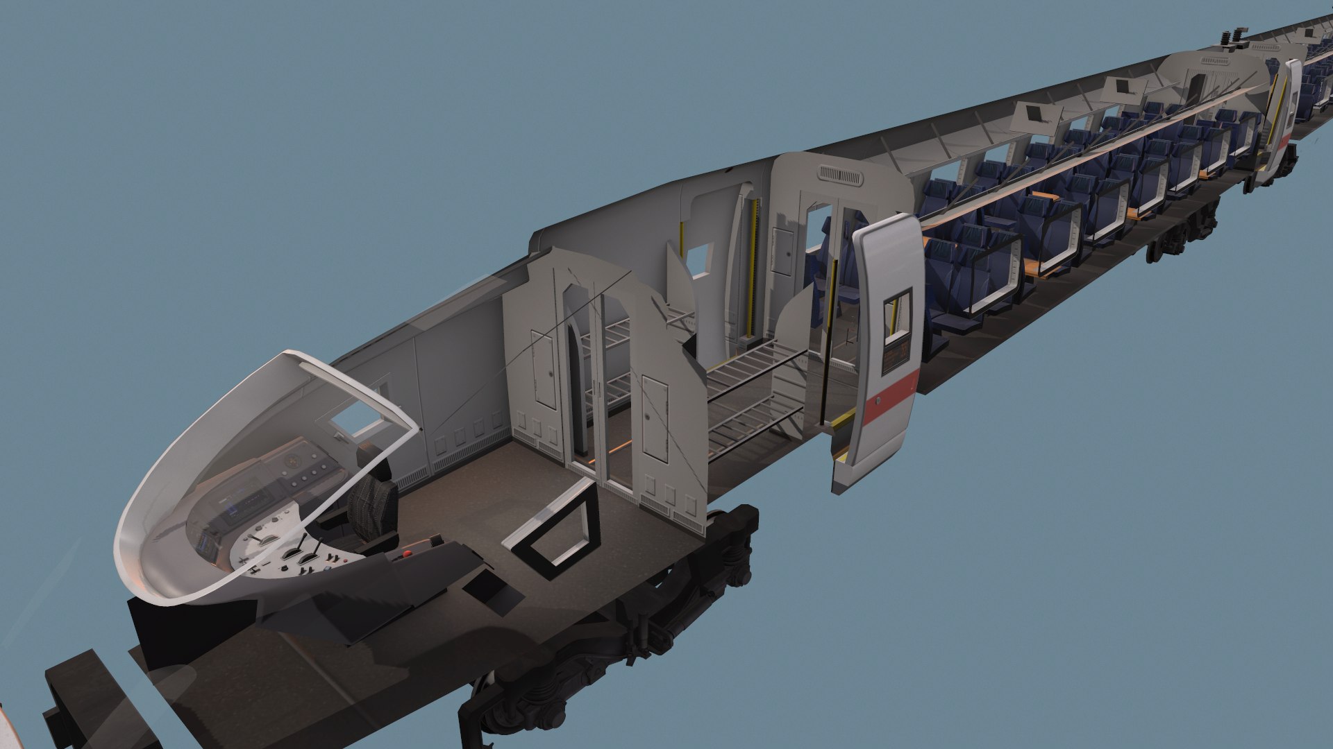 Real-time Velaro Ice 3 3D Model - TurboSquid 1517511