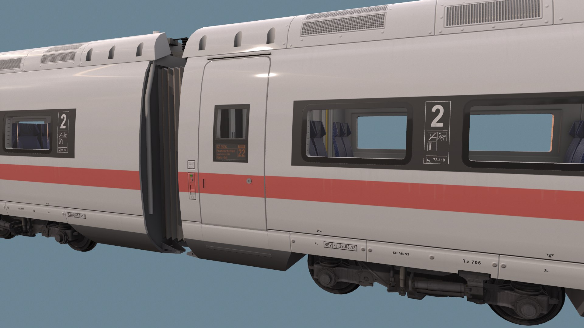 Real-time Velaro Ice 3 3D Model - TurboSquid 1517511