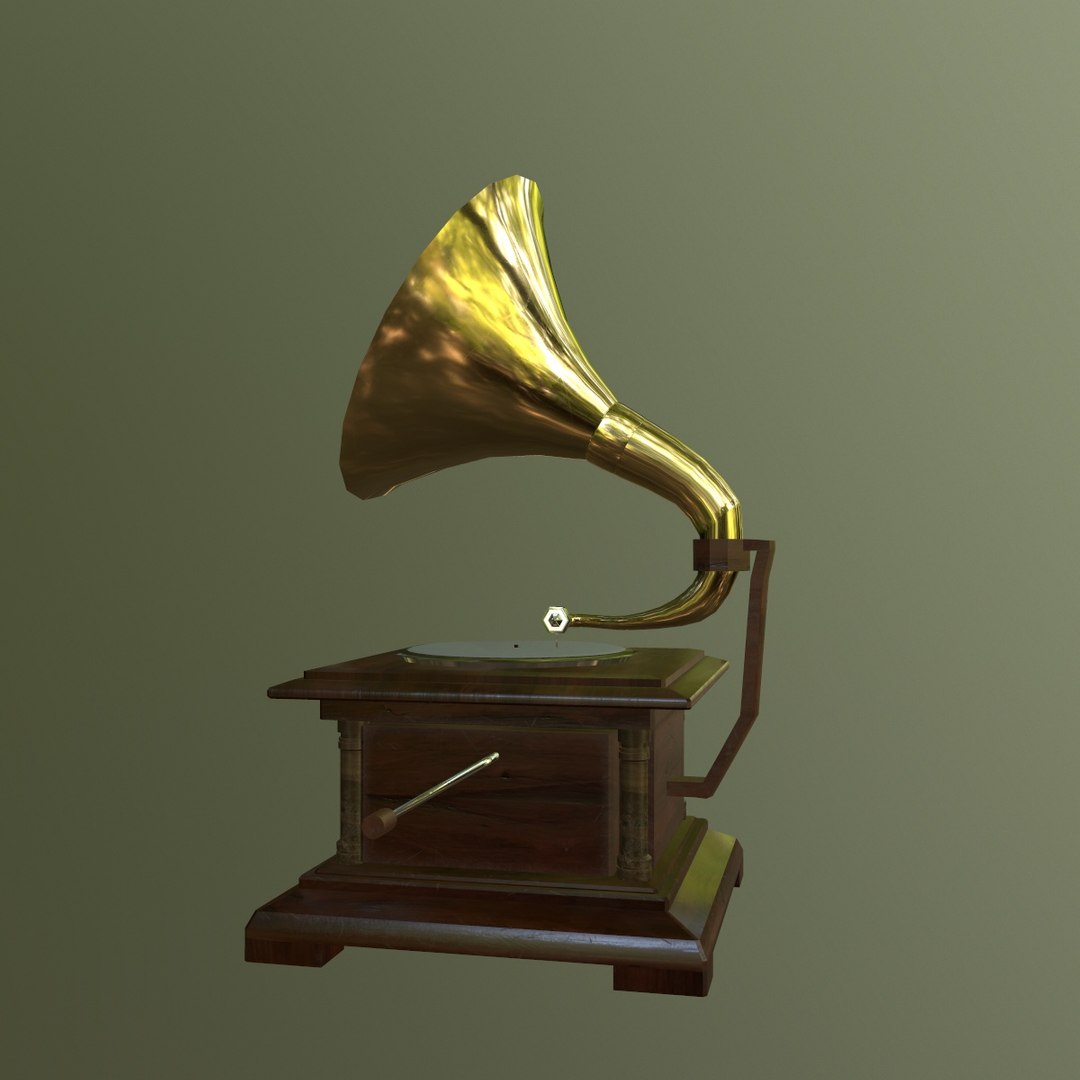 3D phonograph model - TurboSquid 1506430