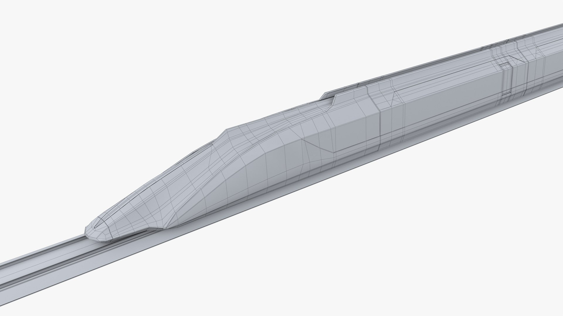 Future Concept Train 2050 Model - TurboSquid 2060430