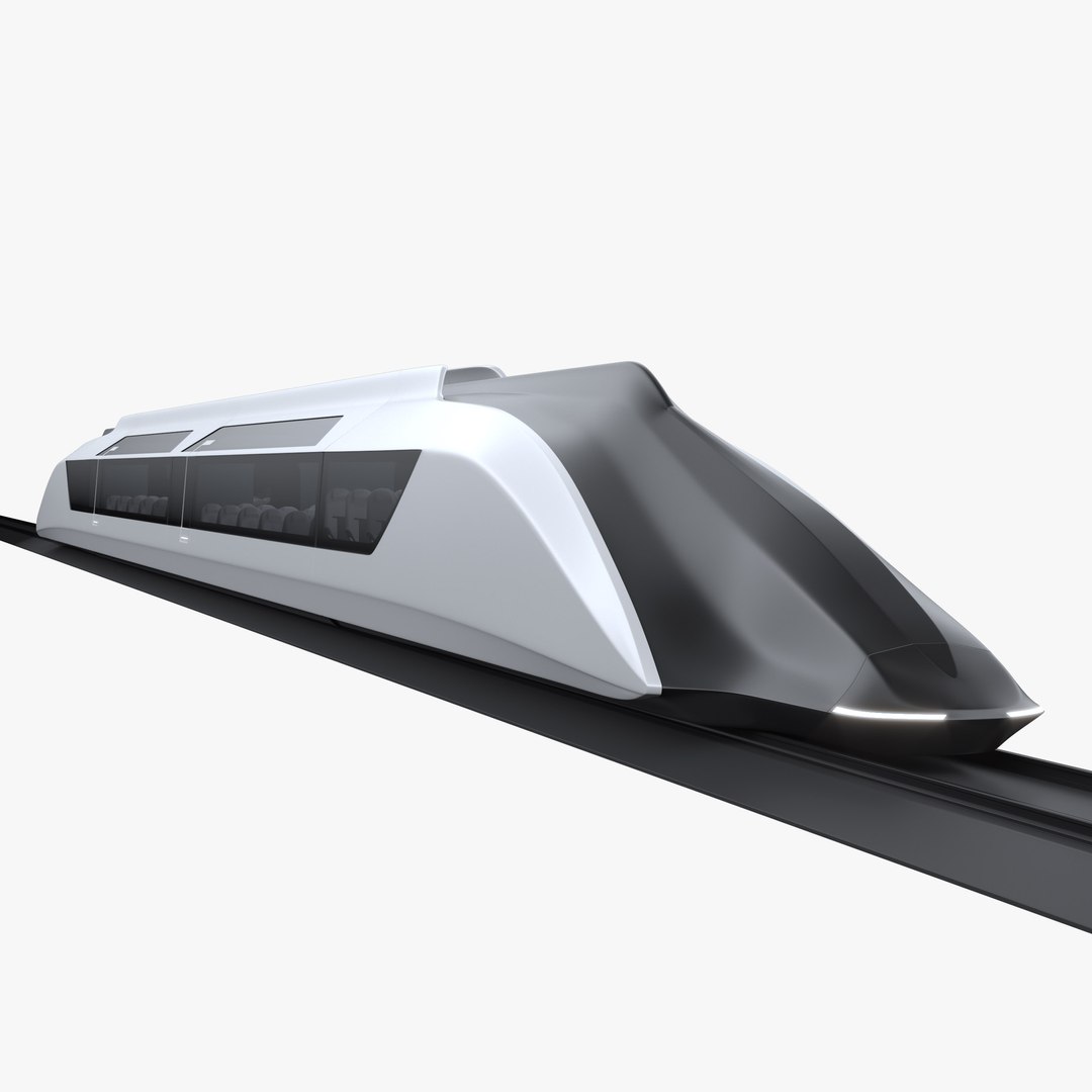 Future Concept Train 2050 model - TurboSquid 2060430