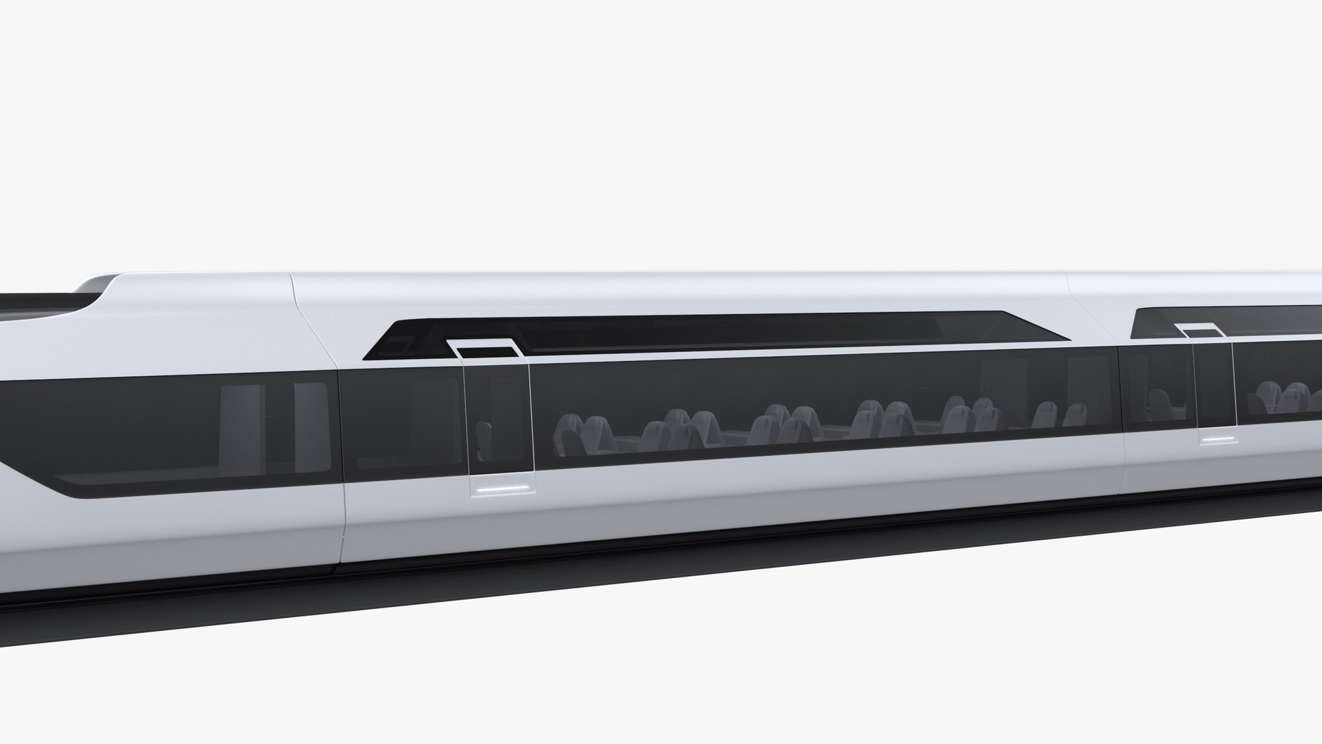 Future Concept Train 2050 Model - TurboSquid 2060430