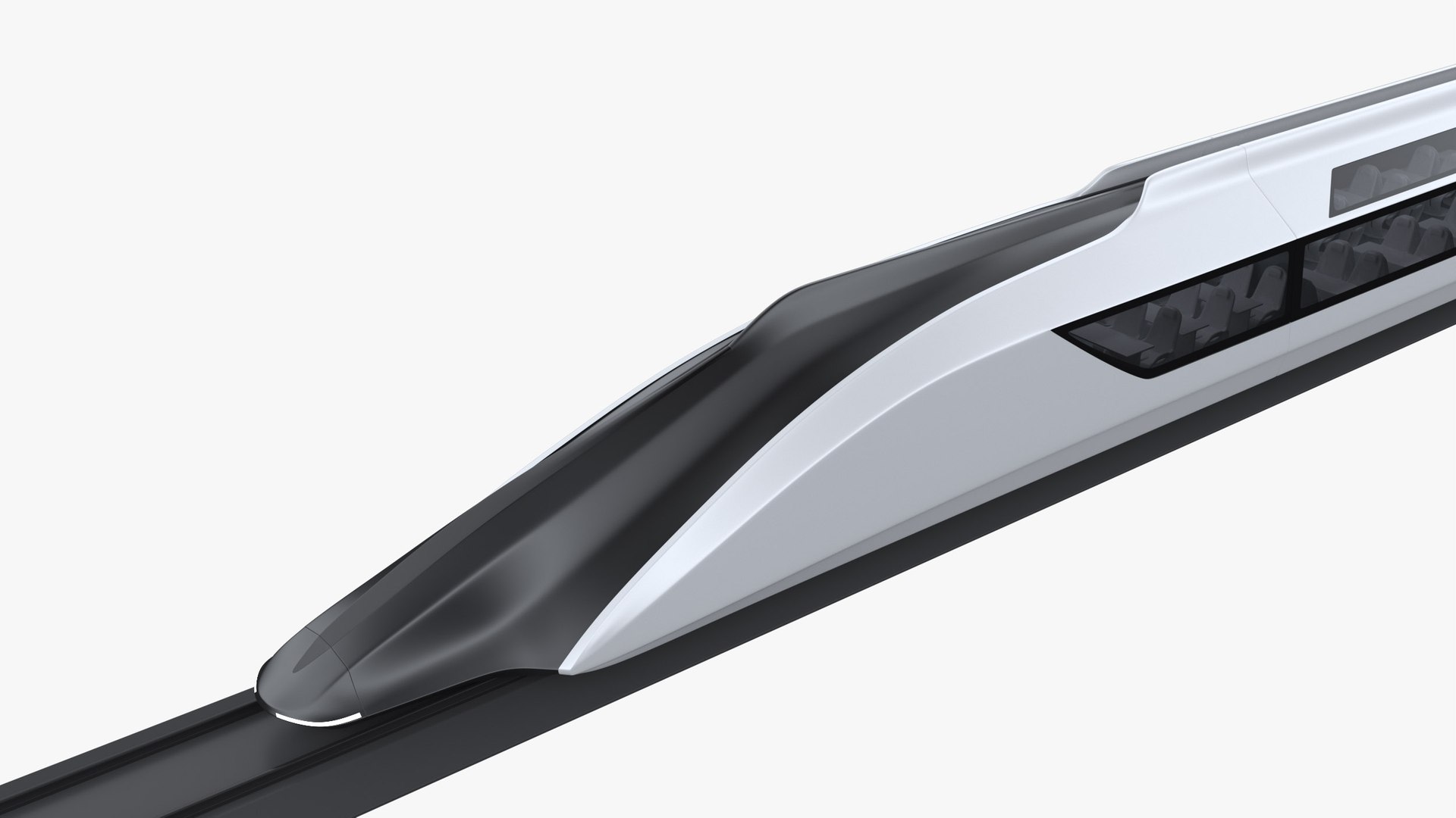 Future Concept Train 2050 Model - TurboSquid 2060430