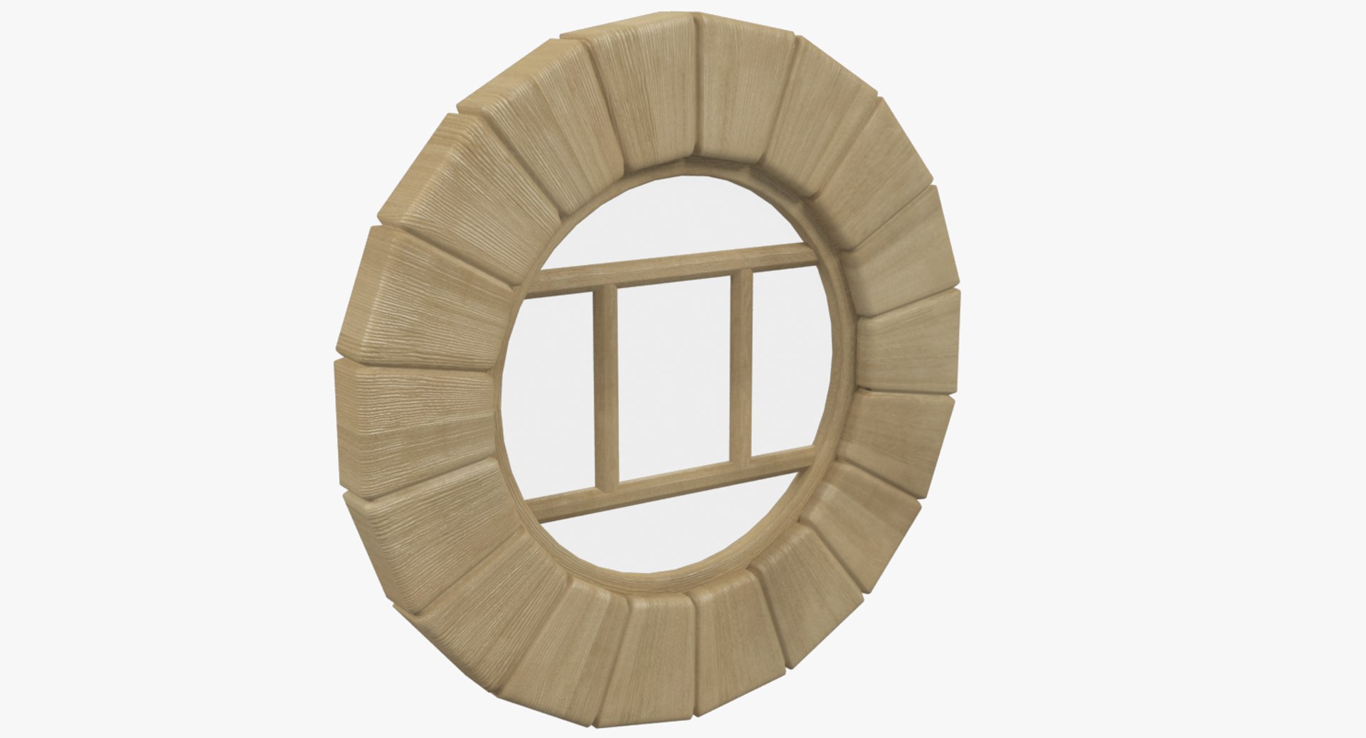 3D Wooden Window Model - TurboSquid 1168380