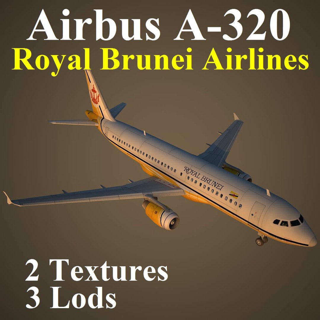 3d Airbus Airlines Rba Model
