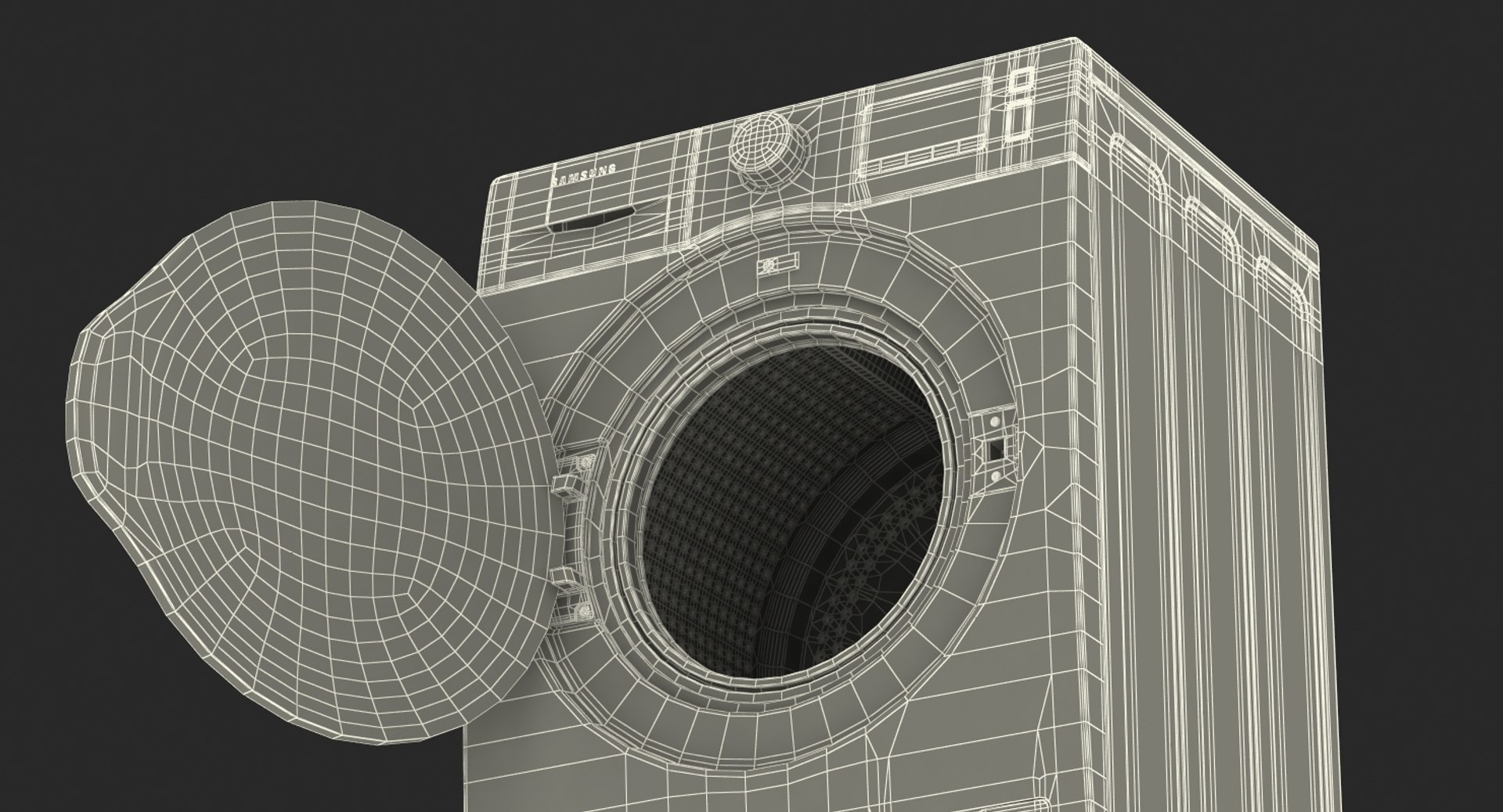 3D model load washing machine dryer - TurboSquid 1290365