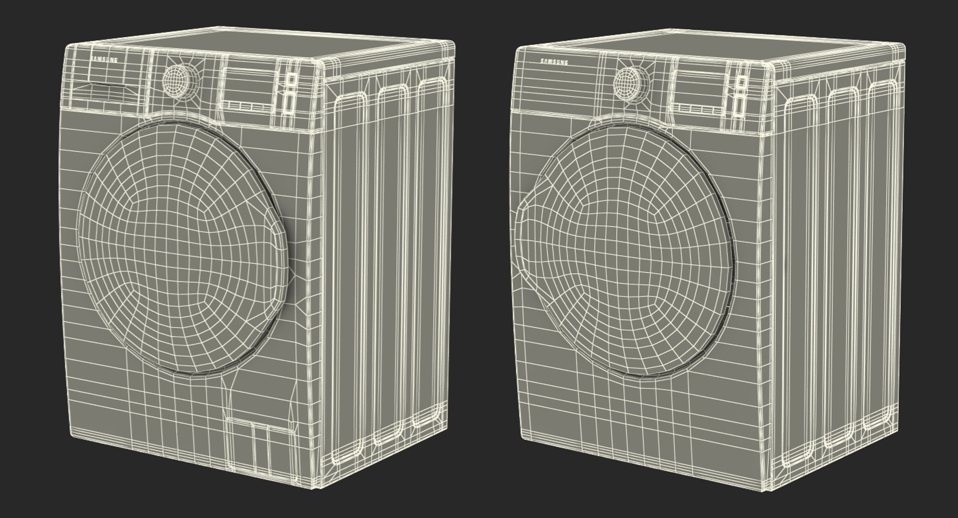 3D Model Load Washing Machine Dryer - TurboSquid 1290365