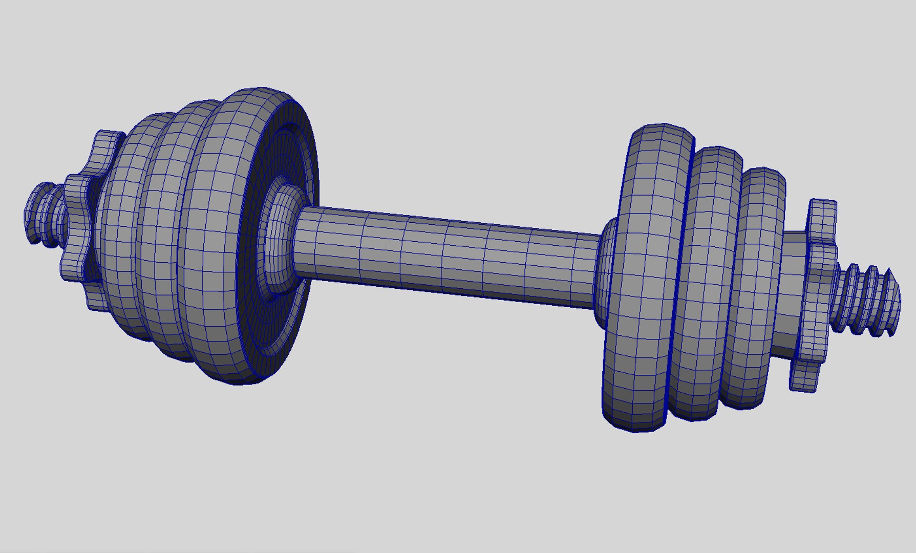 Weights Exercise Equipment Obj