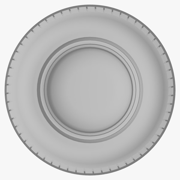 3d van truck wheel rim model