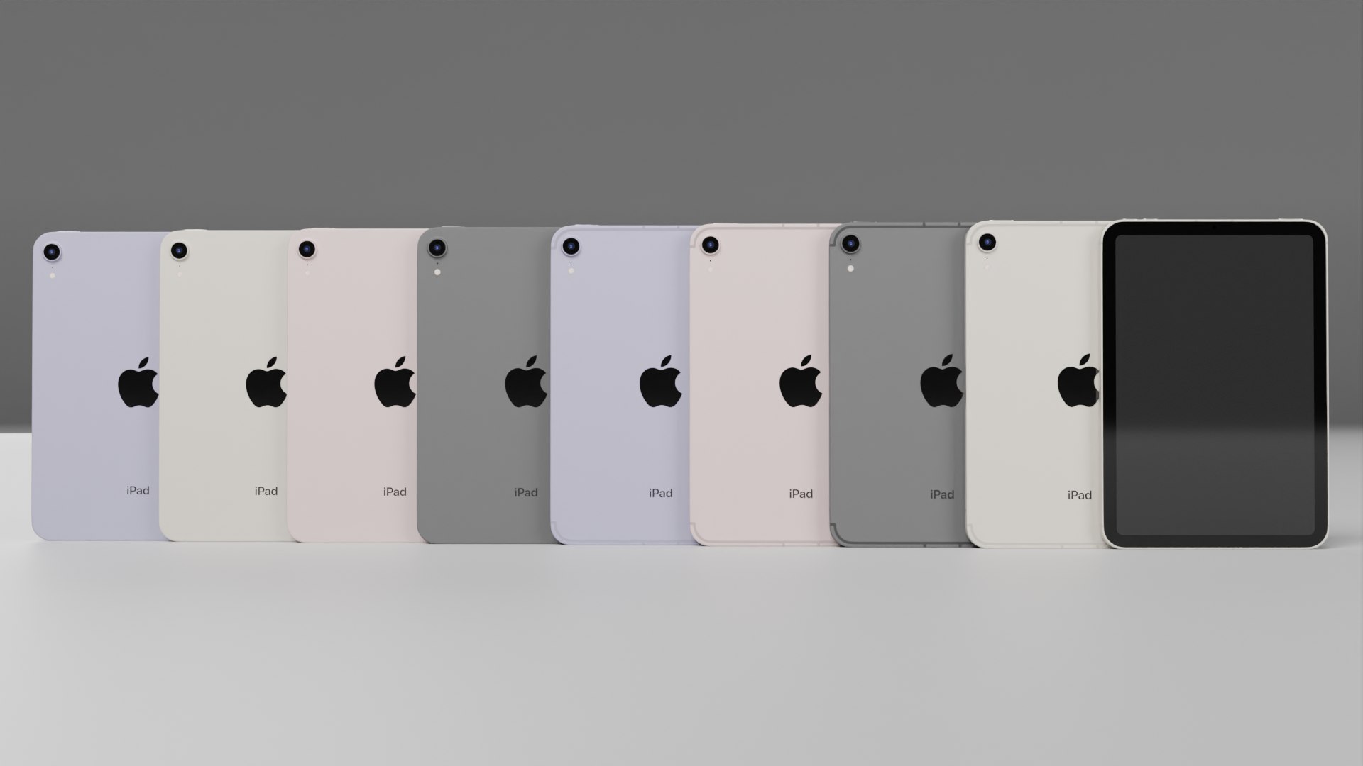 3D Apple IPad Mini 6th 2021 All Colors Wifi And Cellular Tablet ...