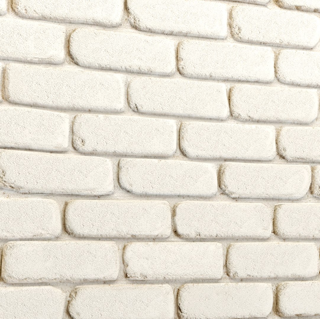 Gypsum Stone Brick 3d Model