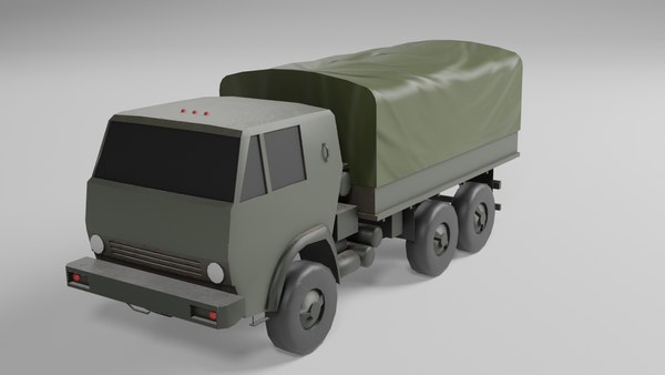 KAMAZ militar Modelo 3D - TurboSquid 1799378