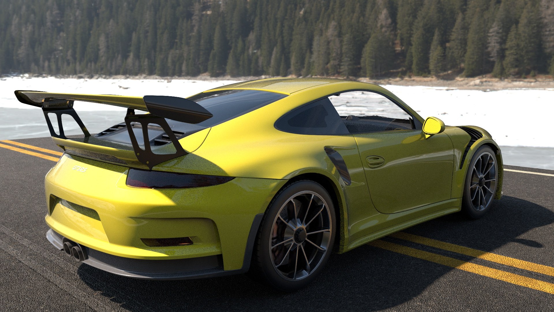 3D Porsche 911 GT3 RS-Rigged And Textured-unreal-vray-redshift ...