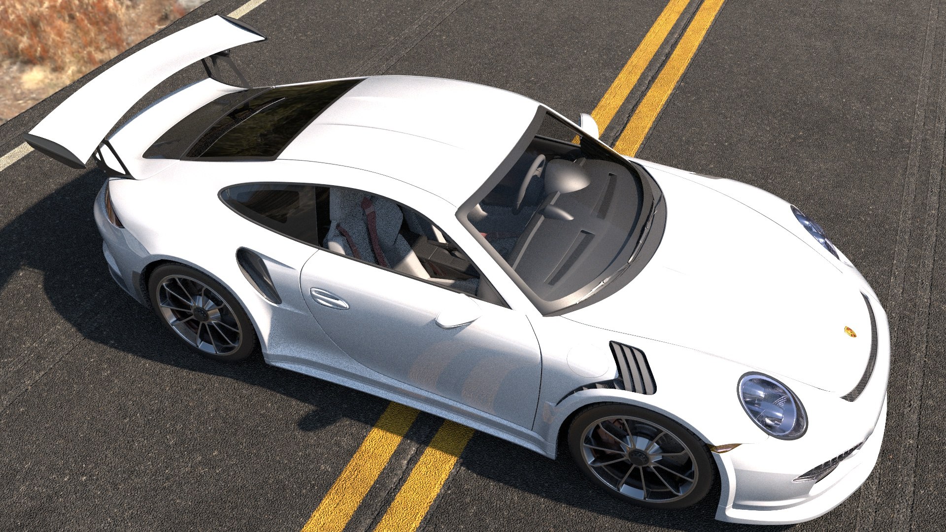 3D Porsche 911 GT3 RS-Rigged And Textured-unreal-vray-redshift ...