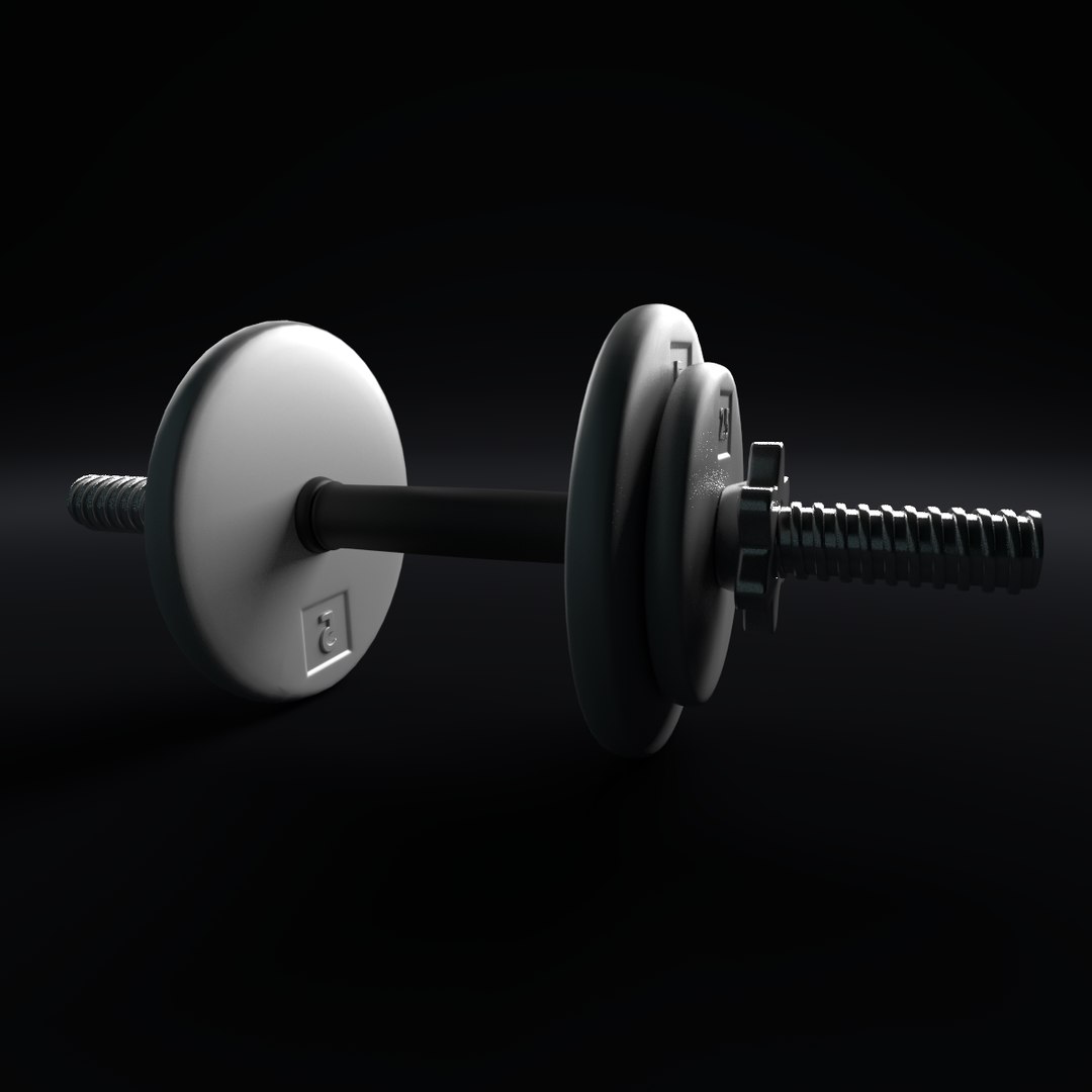 3d Model Dumbbell Weights