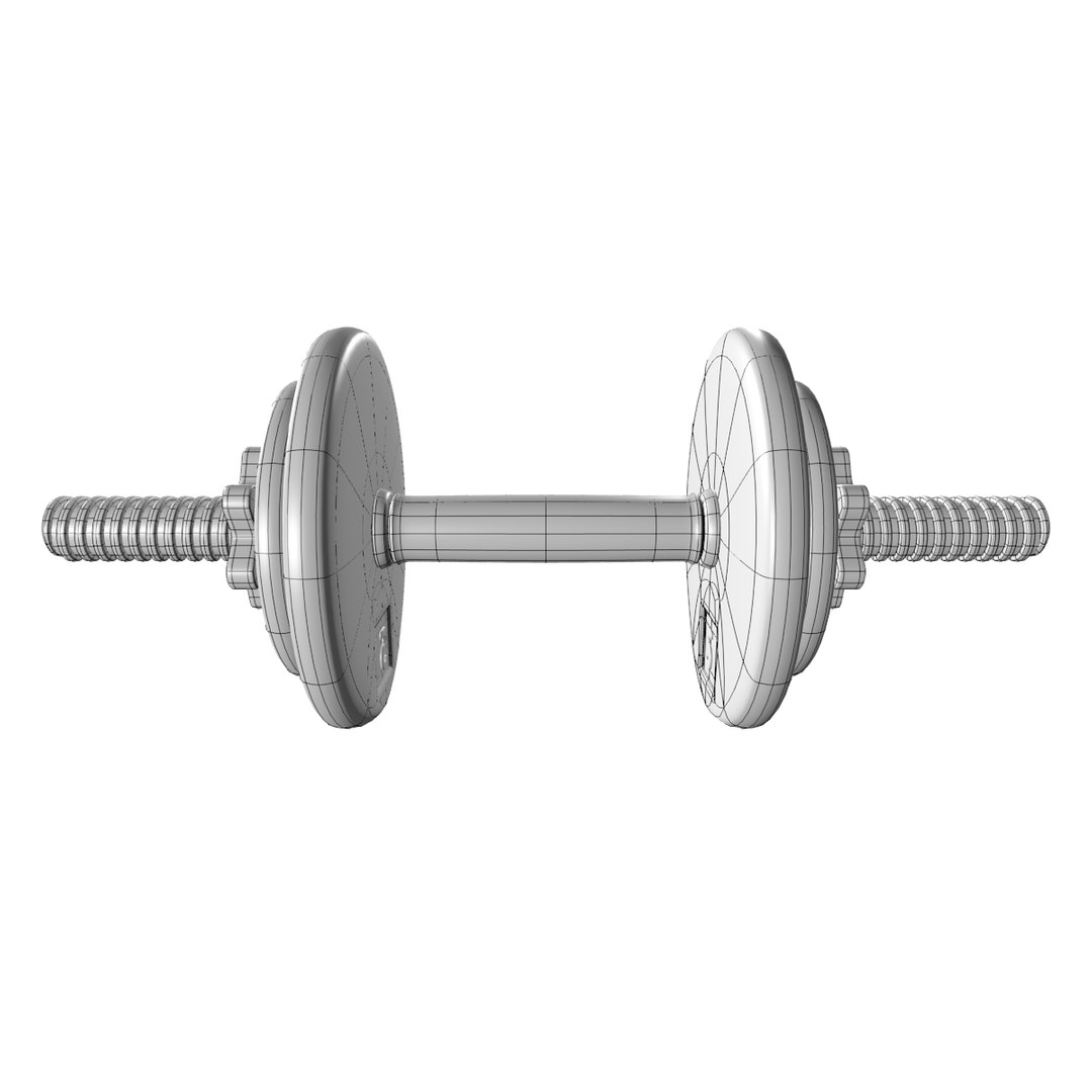 3d Model Dumbbell Weights