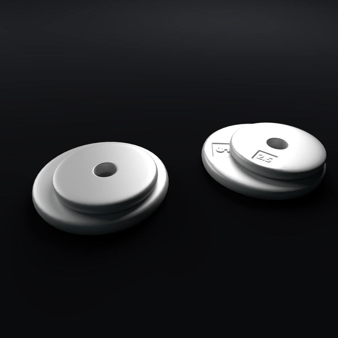 3d Model Dumbbell Weights