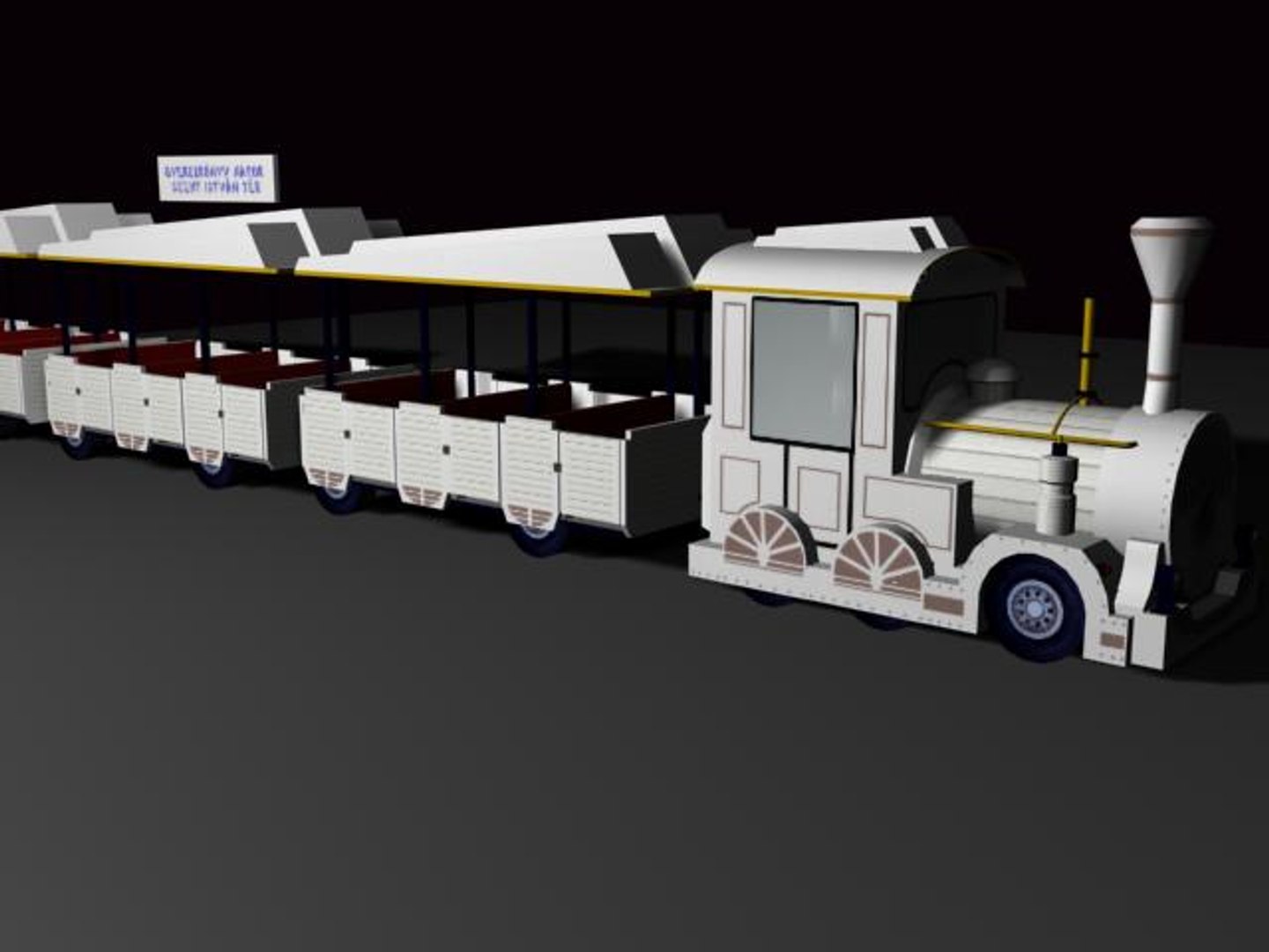 train 3d model