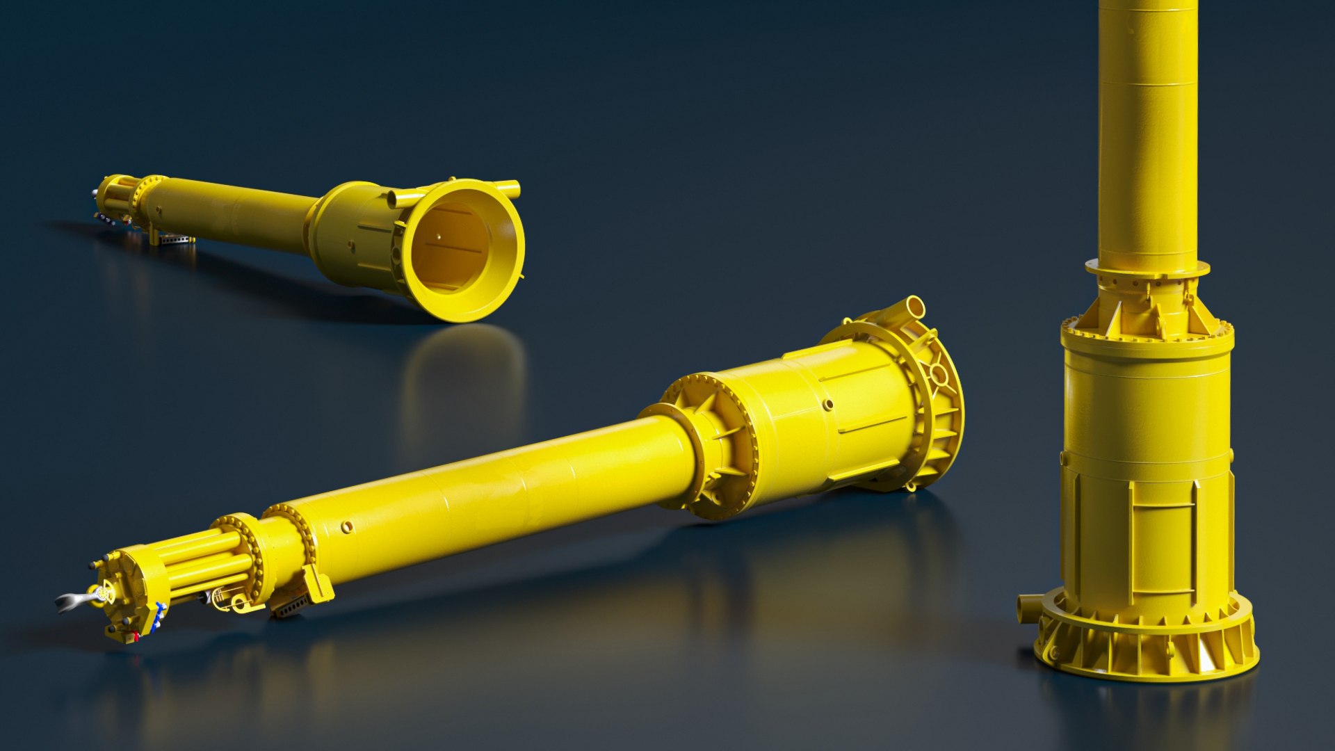 3D Hydraulic Piling Rig Component - TurboSquid 2341334