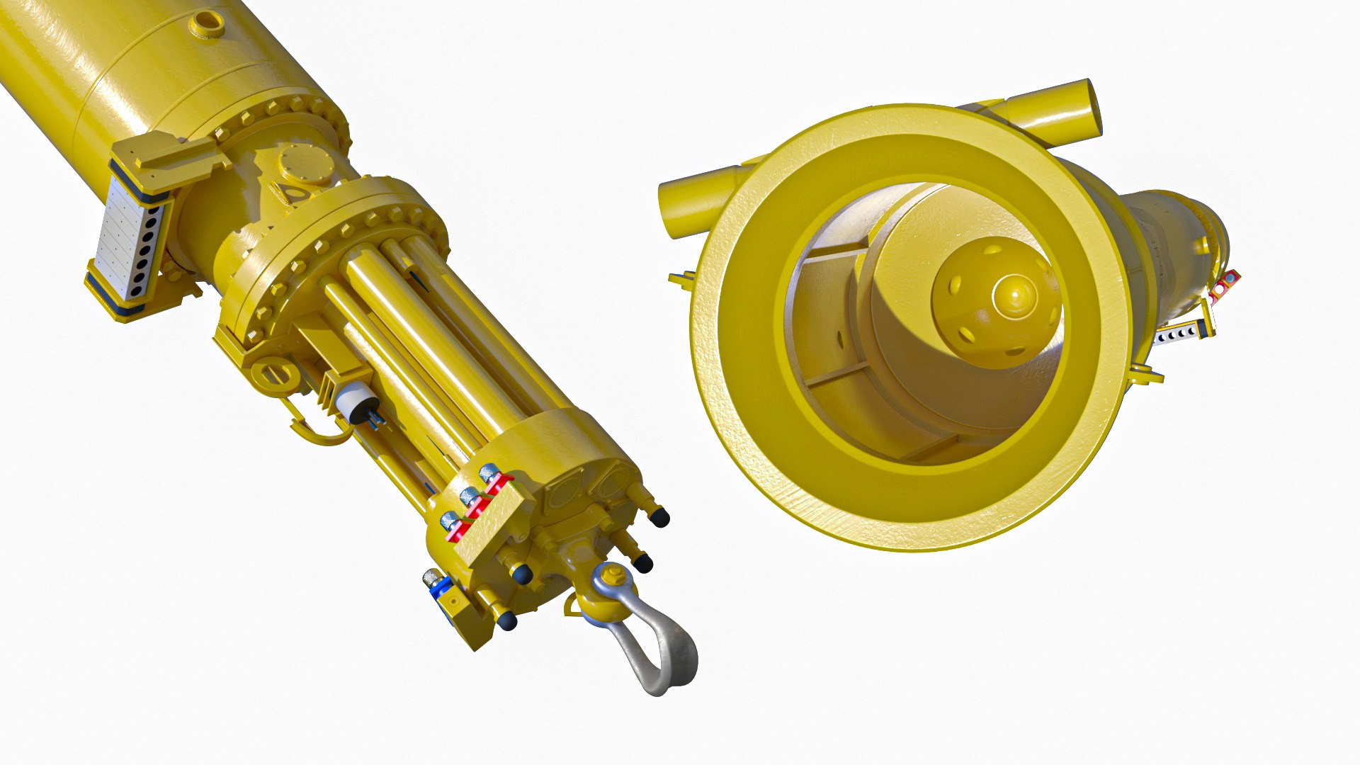 3D Hydraulic Piling Rig Component - TurboSquid 2341334