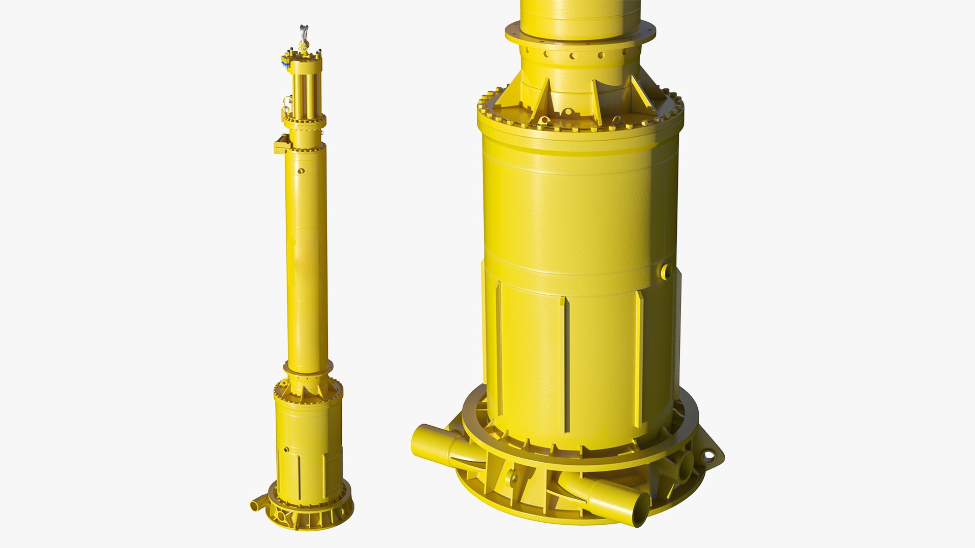 3D Hydraulic Piling Rig Component - TurboSquid 2341334