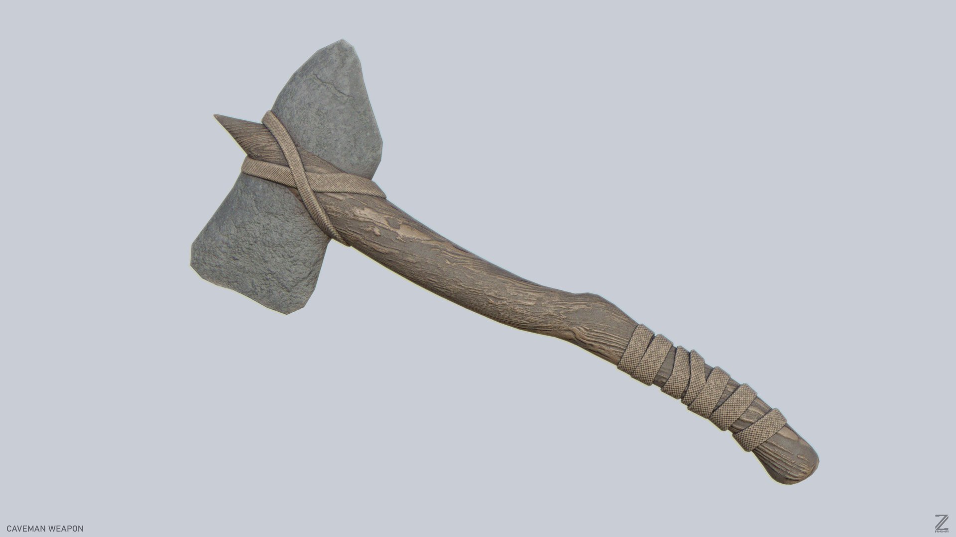 Caveman Weapon 3D Model - TurboSquid 2241640