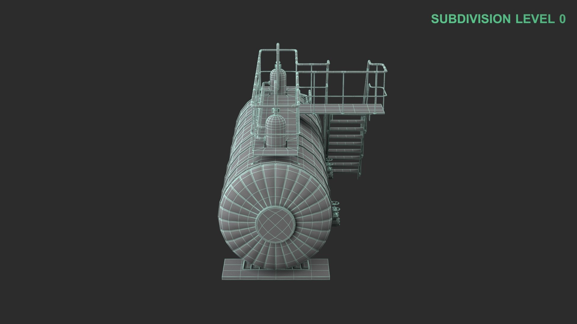 3D Industrial Gas Tank Model - TurboSquid 2368814