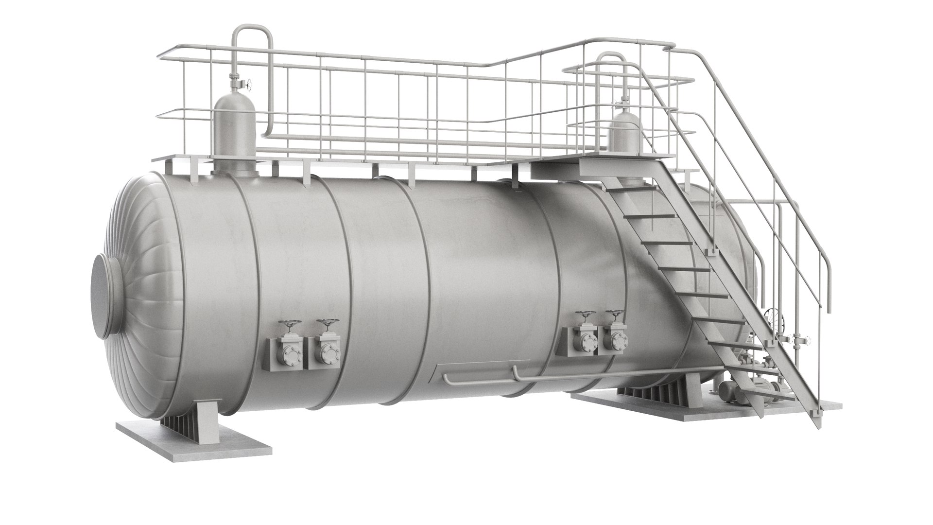 3D Industrial Gas Tank Model - TurboSquid 2368814