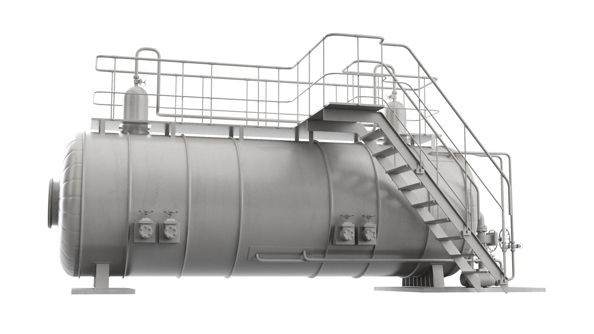 3D Industrial Gas Tank Model - TurboSquid 2368814