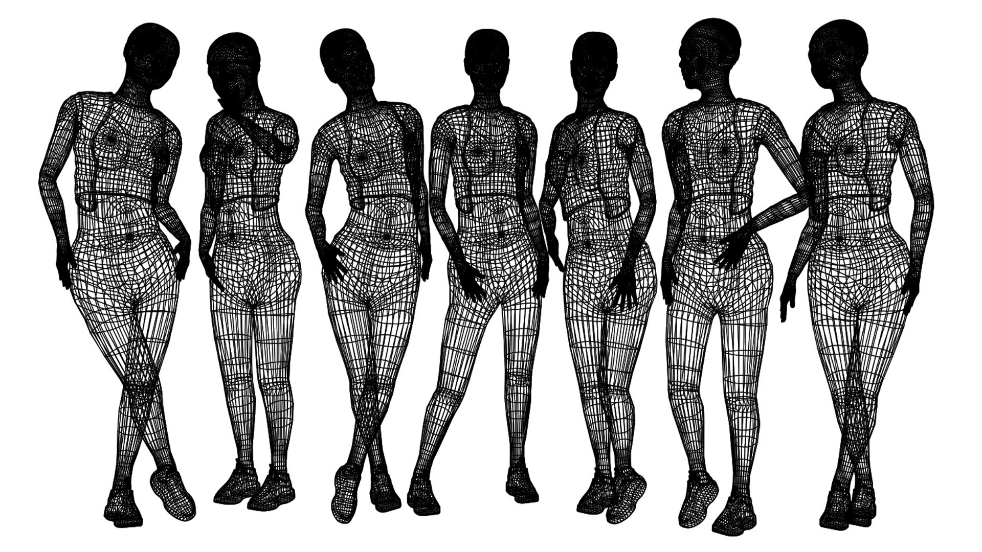 3D Amelia Female Character Cyberpunk Style Low-poly 3D Model ...