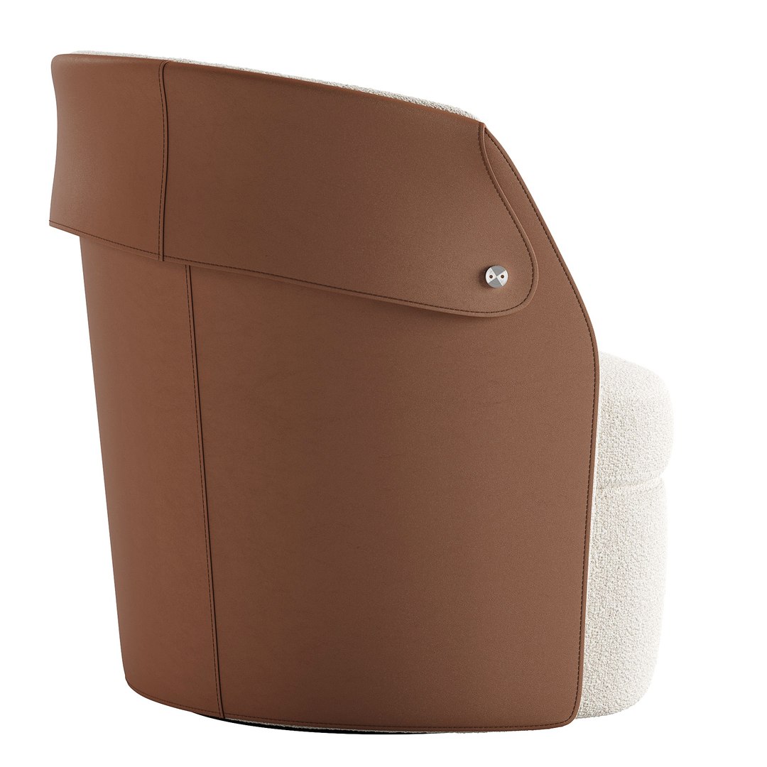 Flexform Armchair Ozzy 3D Model - TurboSquid 2399573