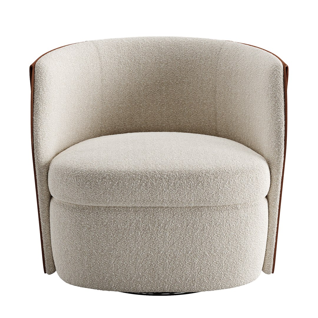 Flexform Armchair Ozzy 3D Model - TurboSquid 2399573