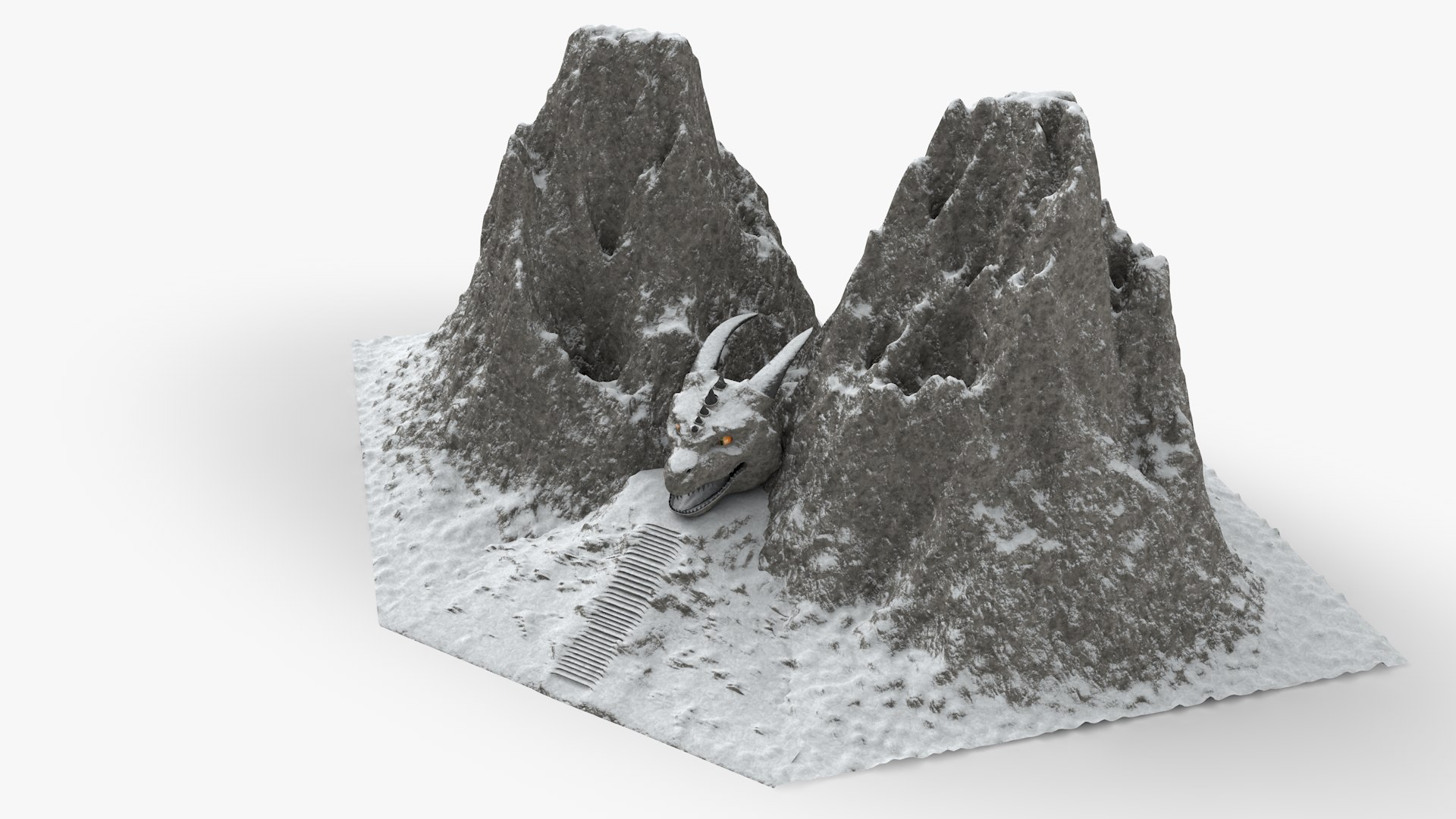 3D Model Mountain - - TurboSquid 1411303