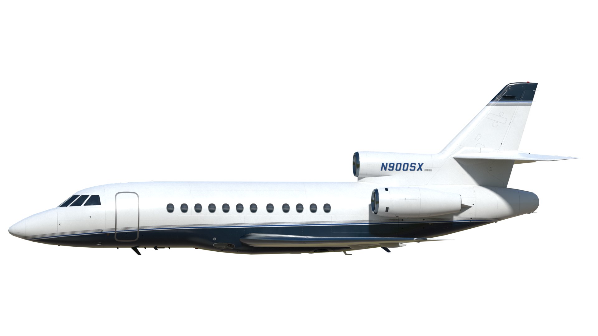 Dassault Falcon 900B 3D Model - TurboSquid 2387409
